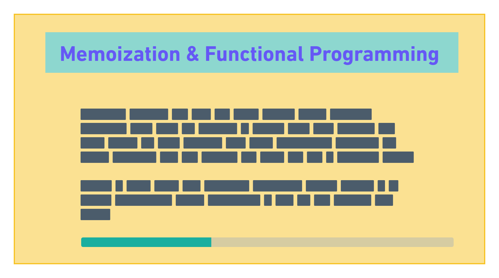 Memoization By Way Of Functional Programming Otees Notes On Programming